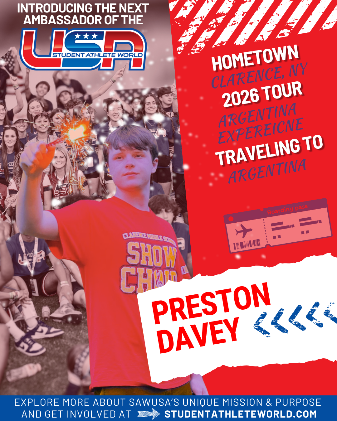 Welcome to SAWUSA Preston Davey! @davey.preston — SAWUSA
